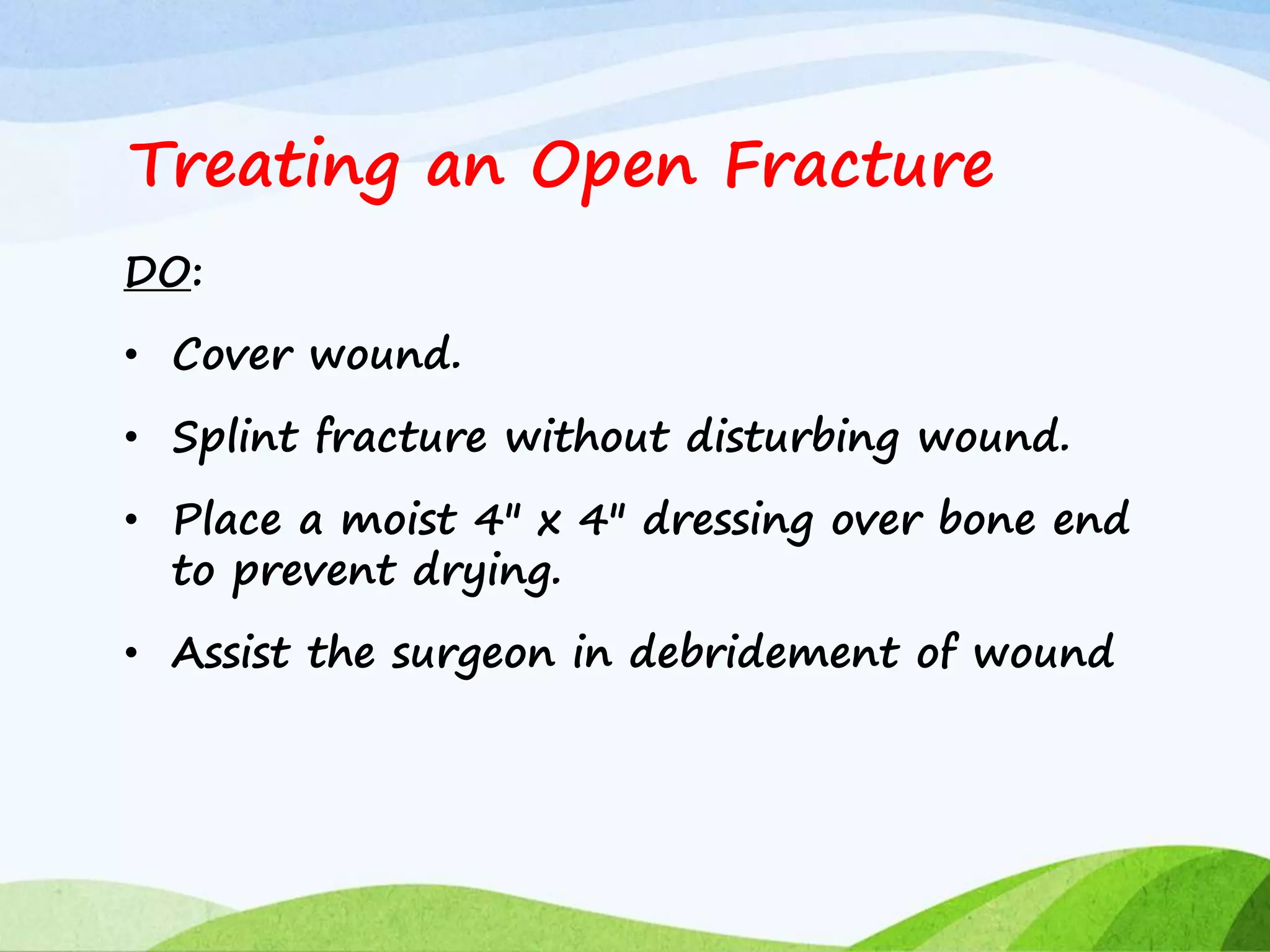 Fracture and its nursing management | PPTX