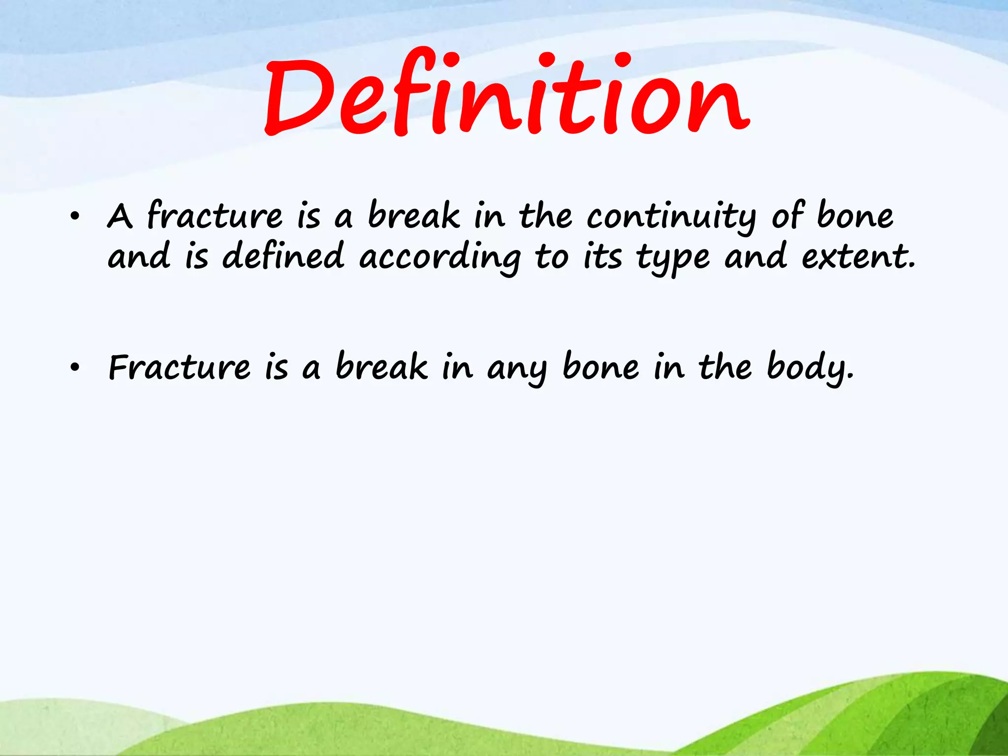 Fracture and it's Nursing Management | PPTX