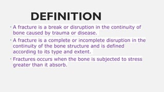 FRACTURE.pptx FIRST AID MANAGEMENT NOTES | PPTX