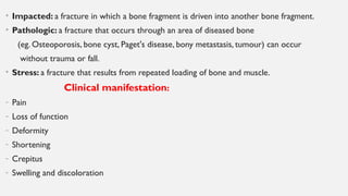 FRACTURE.pptx FIRST AID MANAGEMENT NOTES | PPTX