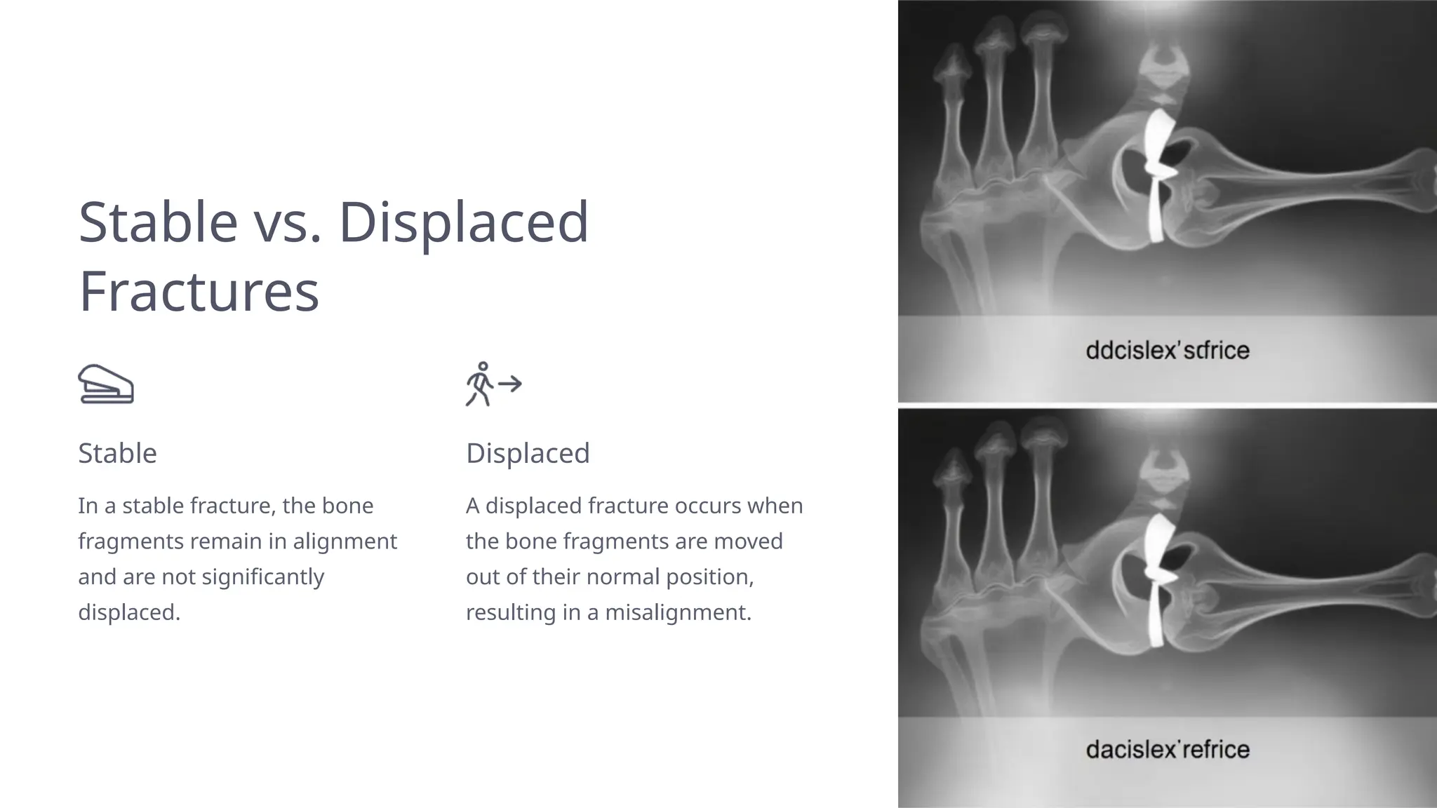Fracture-Classification and types and differentiation | PPTX