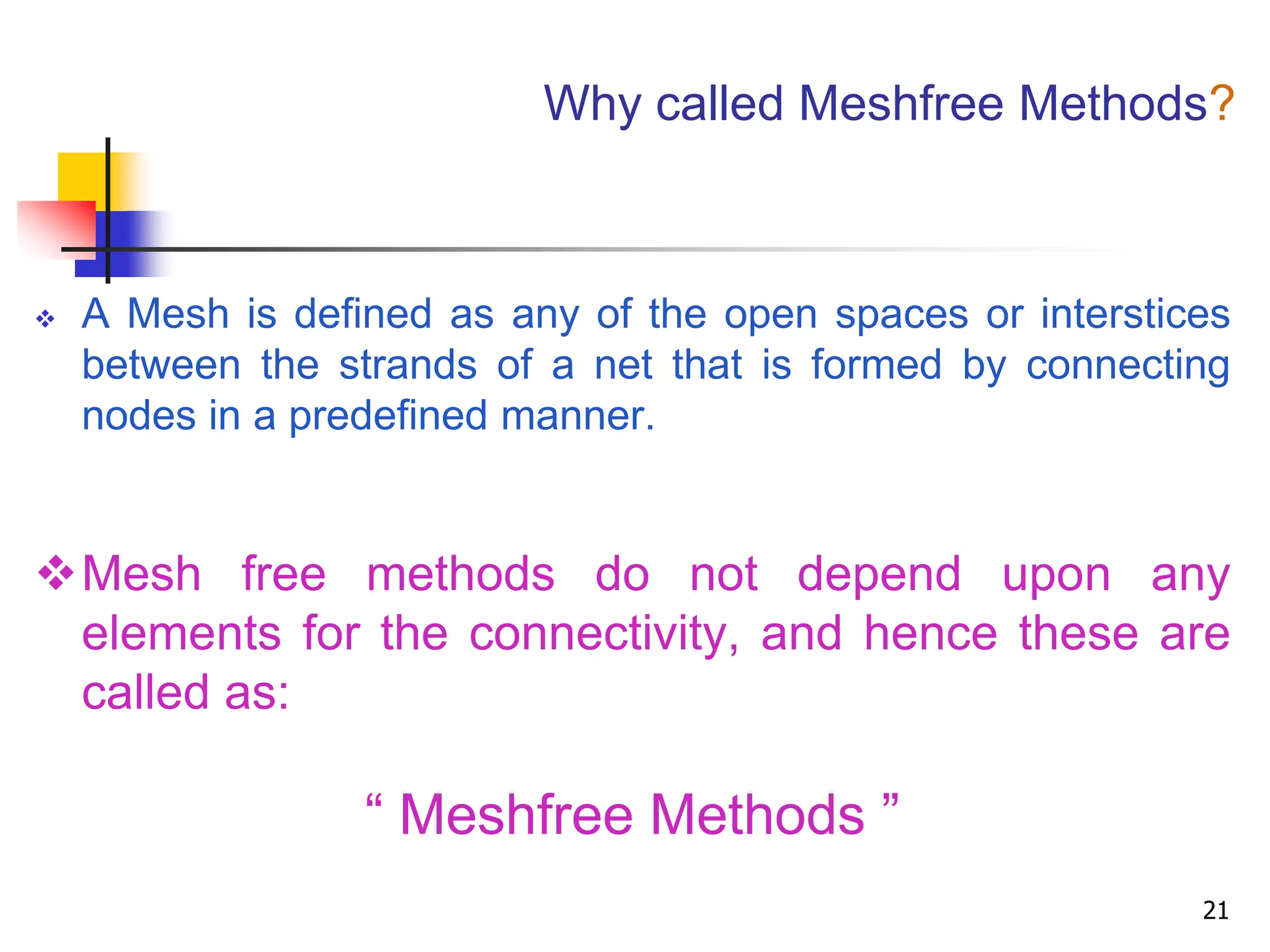Fracture Fatigue Simulation Using Meshfree Methods Pptx Physics Science