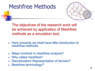 Fracture fatigue simulation using meshfree methods | PPTX