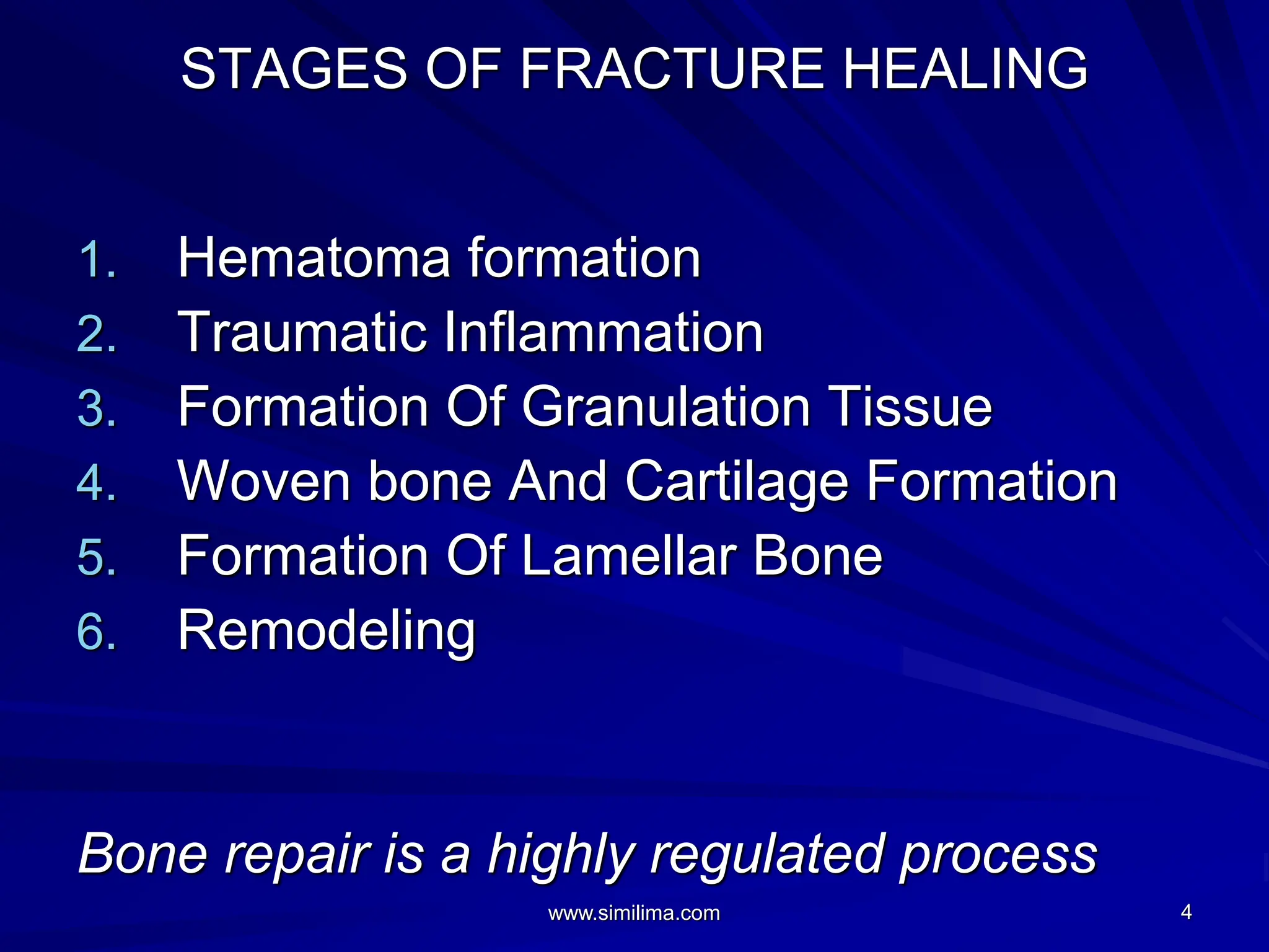 Healing of bone fracture- general pathology | PDF