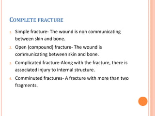 Fracture,types and its management-MSN... | PDF
