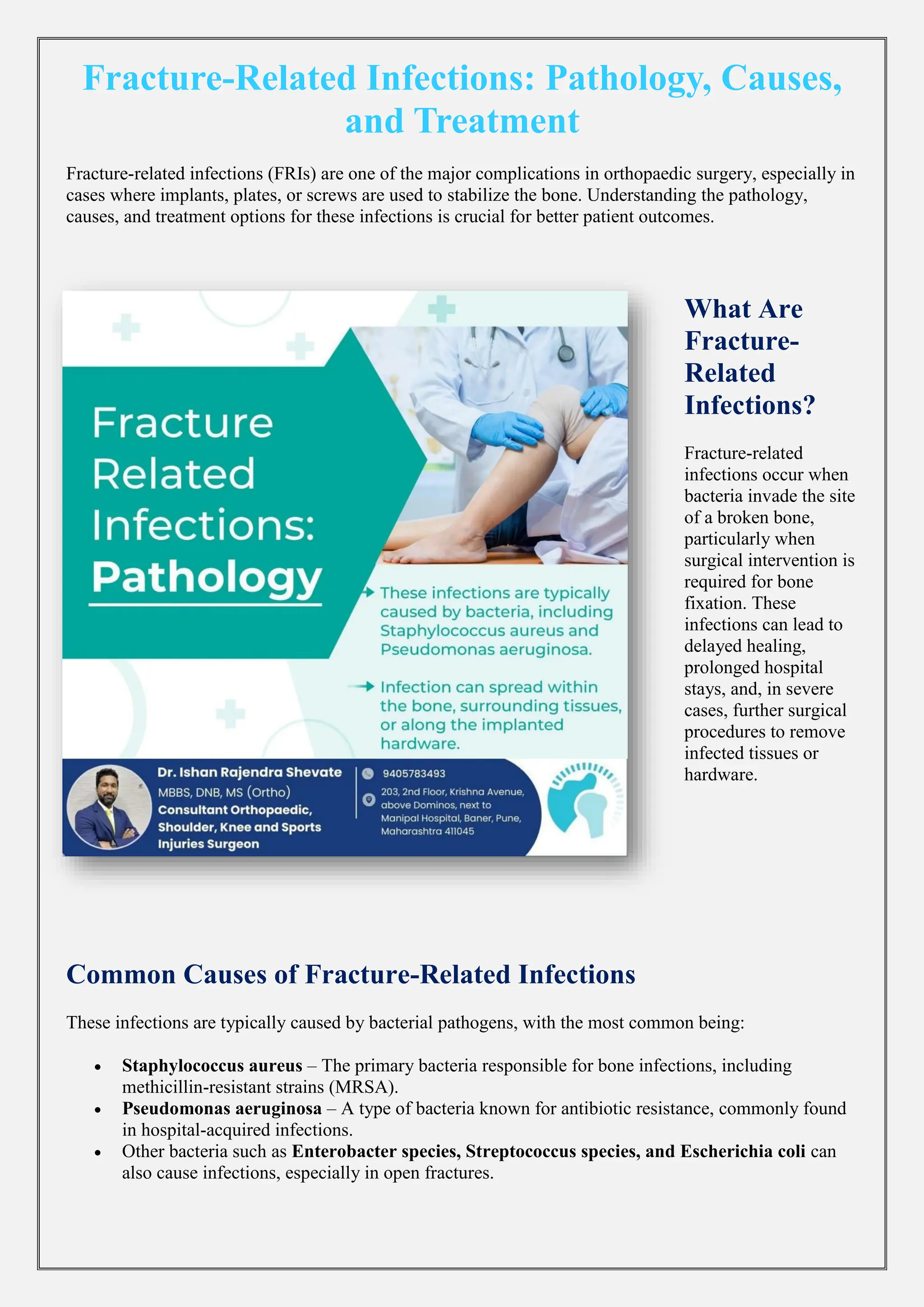Fracture-Related Infections Pathology, Causes, and Treatment.pdf