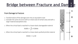Fracture and damage | PPTX