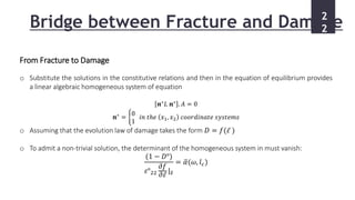 Fracture and damage | PPTX