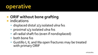 Fracture both forearm team v | PPTX