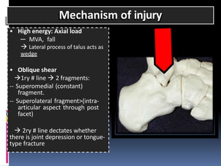 Fracture calcaneum and talus by dr ashutosh | PPTX