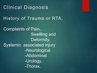 Fracture classification and Trauma introduction. | PPTX