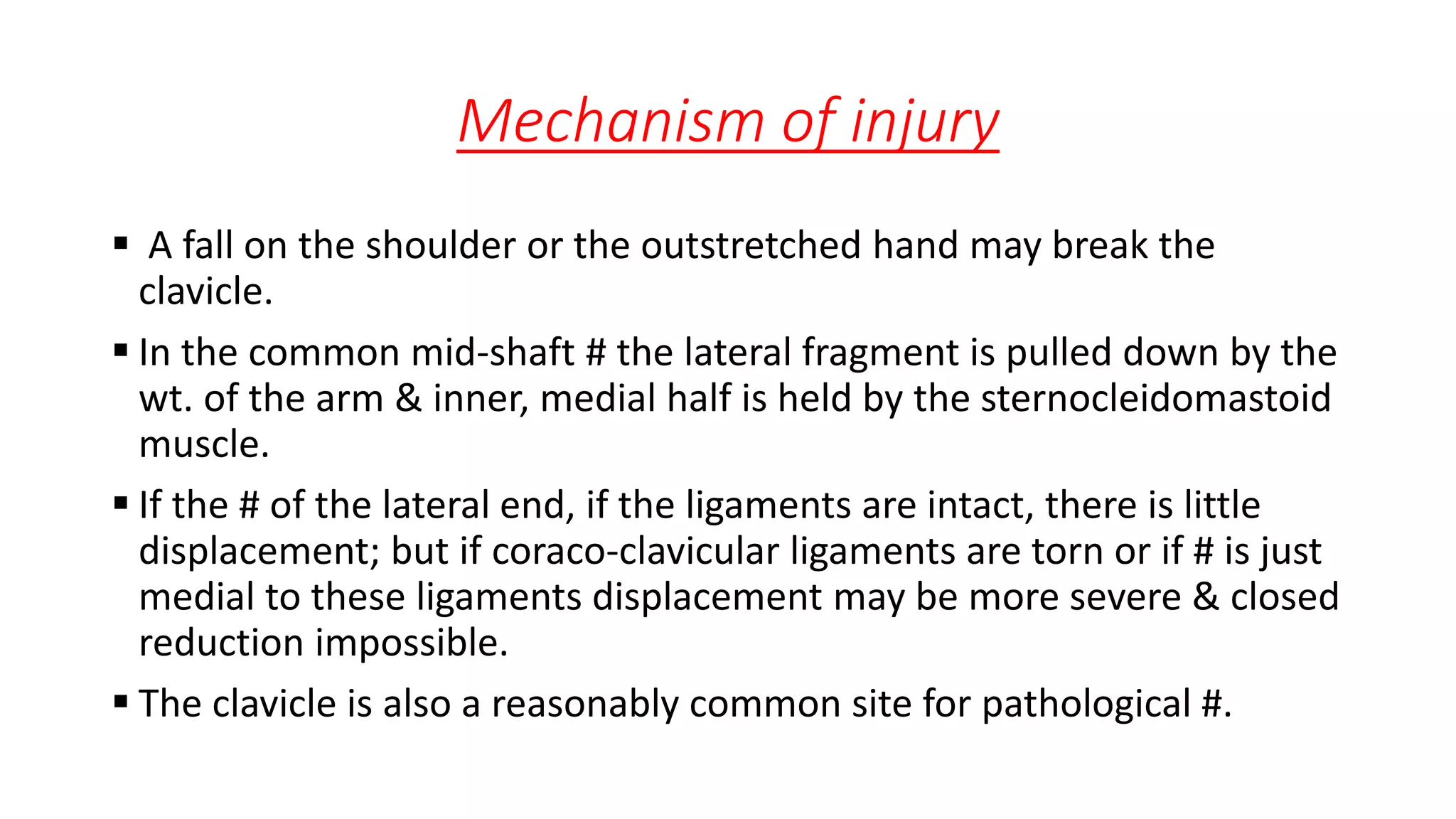 Fracture clavicle | PPTX