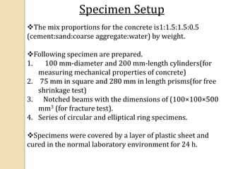 Fracture mechanics-based method for prediction of cracking | PPT