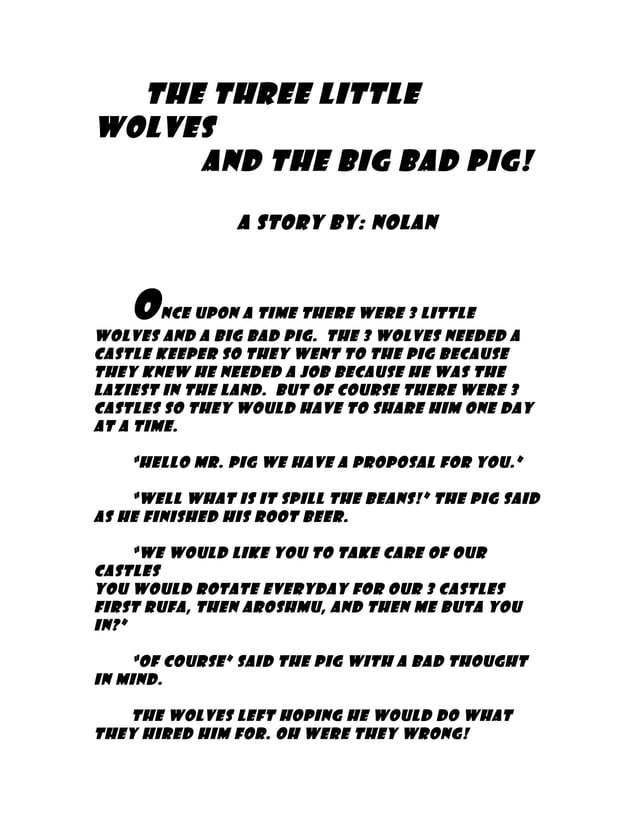 Fractured fairy tale | PDF