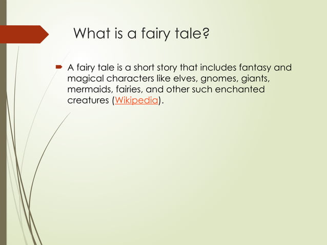 Fractured Fairy Tales. Narrative overview | PPTX