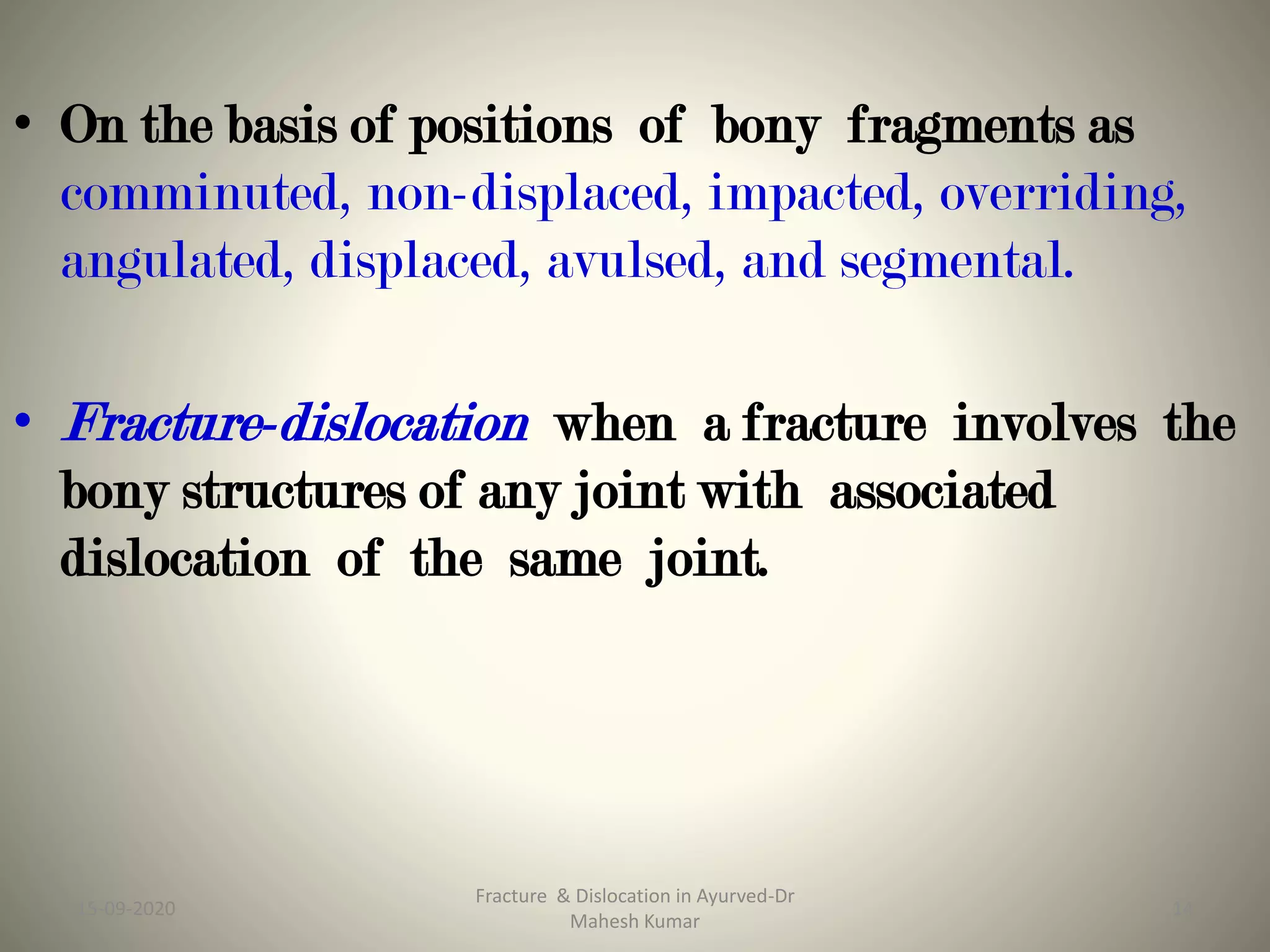 Fracture# dislocation bhagna dr.mahesh-15-09-2020 | PDF
