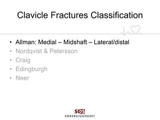 Clavicle Fractures - A review | PPTX