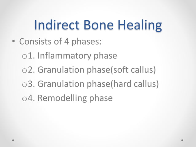 Bone biology and principle of bone healing. | PPT