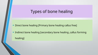 FRACTURE HEALING. HEALING OF EXTRACTION SOCKETpptx | PPTX