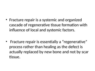 FRACTURE HEALING powepoint presentation | PPTX