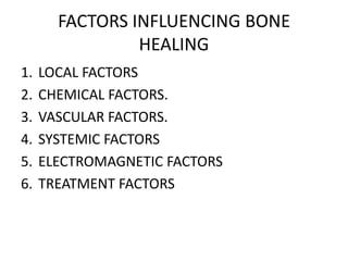 Fracture healing and wound healing | PPTX