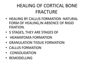 Fracture healing by dr.v.r.vignesh | PPT
