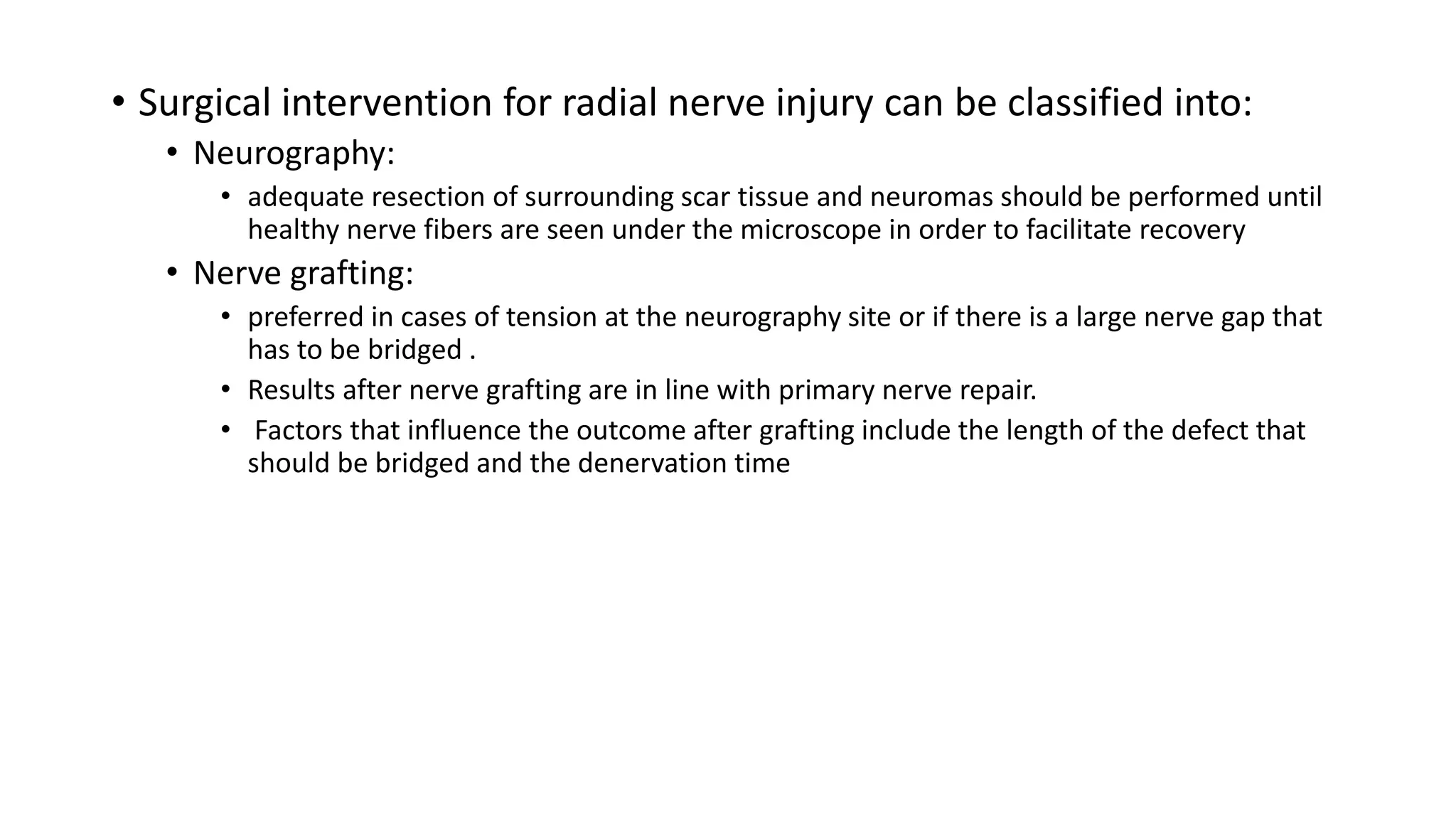 Fracture humerus with radial nerve injury | PPTX
