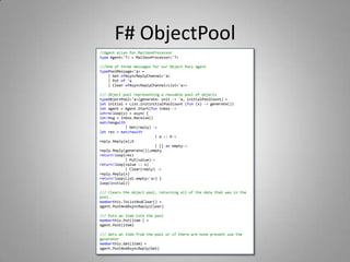 F# Server-side programming | PPT