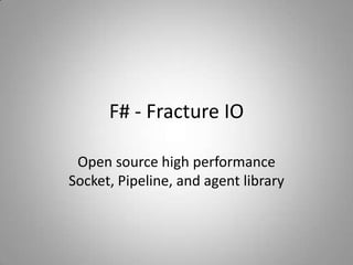 F# Server-side programming | PPT