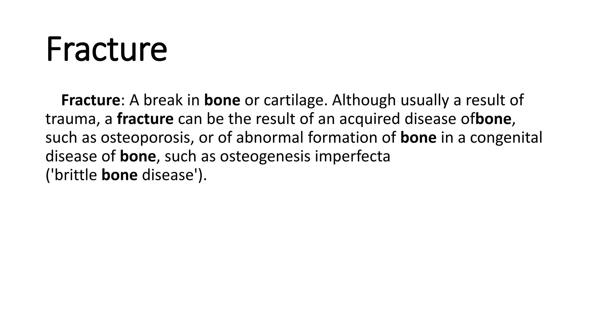 Fracture its types classification and manangment | PPT
