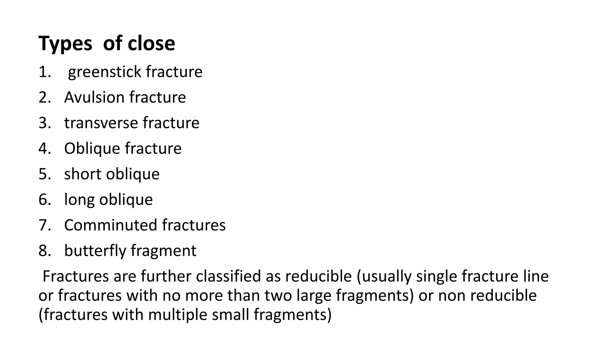 Fracture its types classification and manangment | PPT