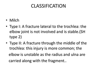 Fracture lateral condyle of humurus in children | PPTX