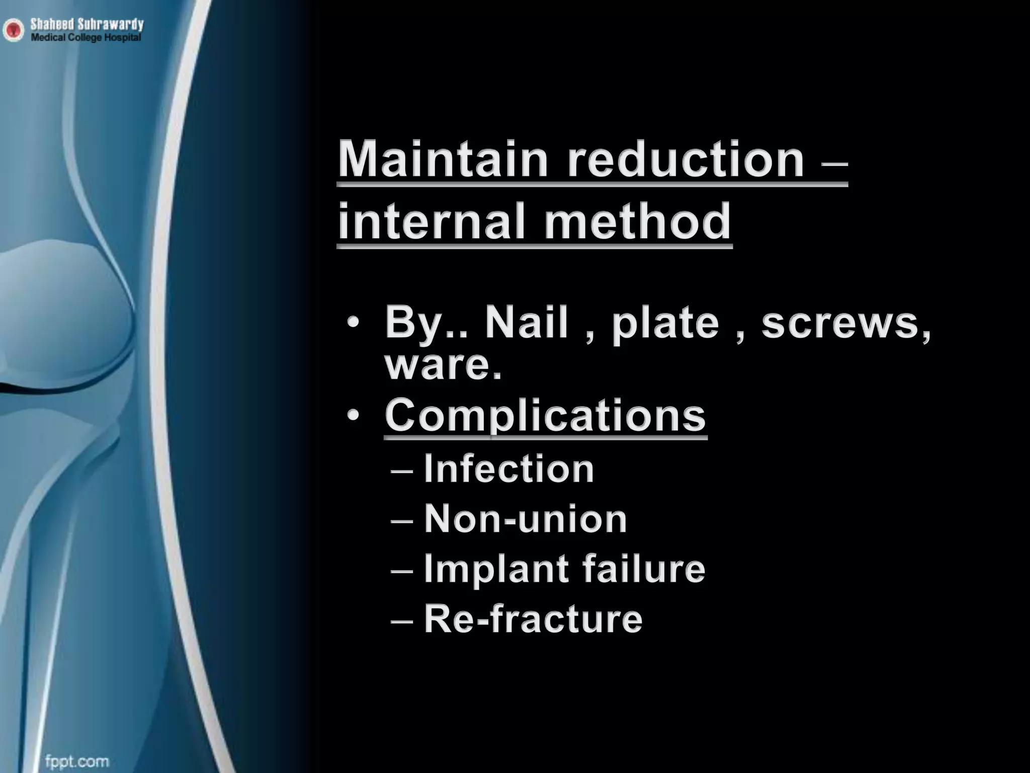 Fracture management -Basic | PPTX