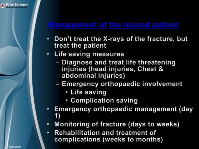 Fracture management -Basic | PPTX | Death, Injury, or Military Conflict ...