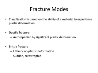 Introduction to Fracture mechanics | PPTX