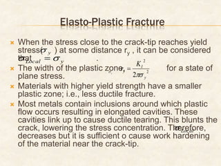 Fracture mechanics | PPTX