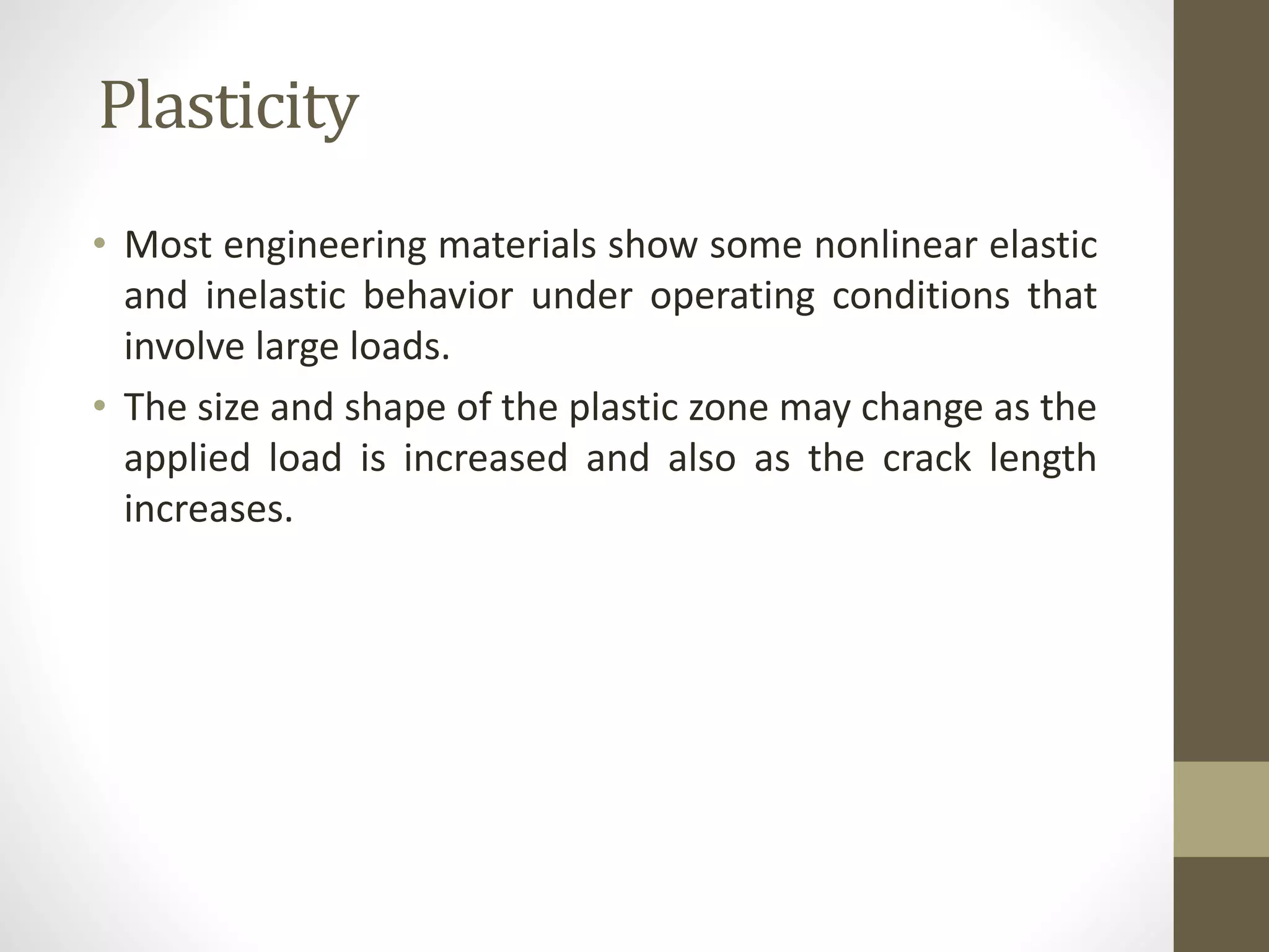 Fracture Mechanics - Structure of Materials | PPTX