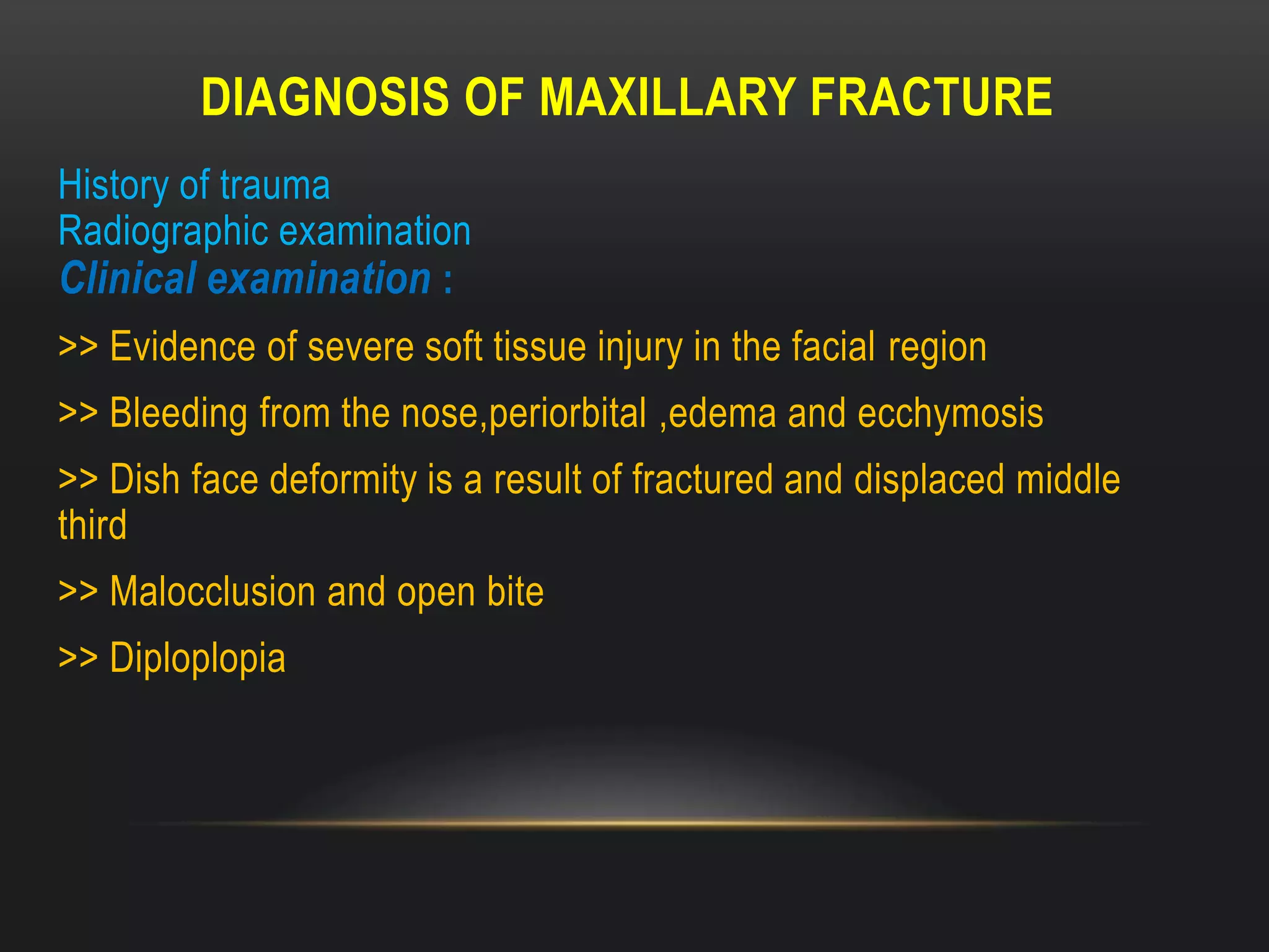 Mid facial fractures ( Mid facial trauma ) | PPTX