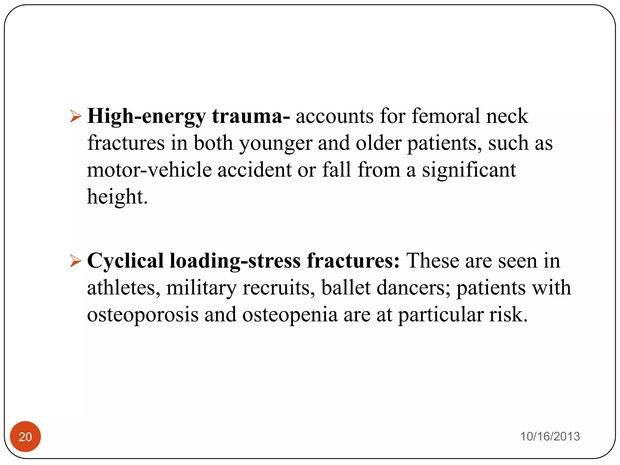 Fracture neck of femur | PPTX