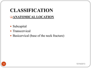 Fracture neck of femur | PPTX
