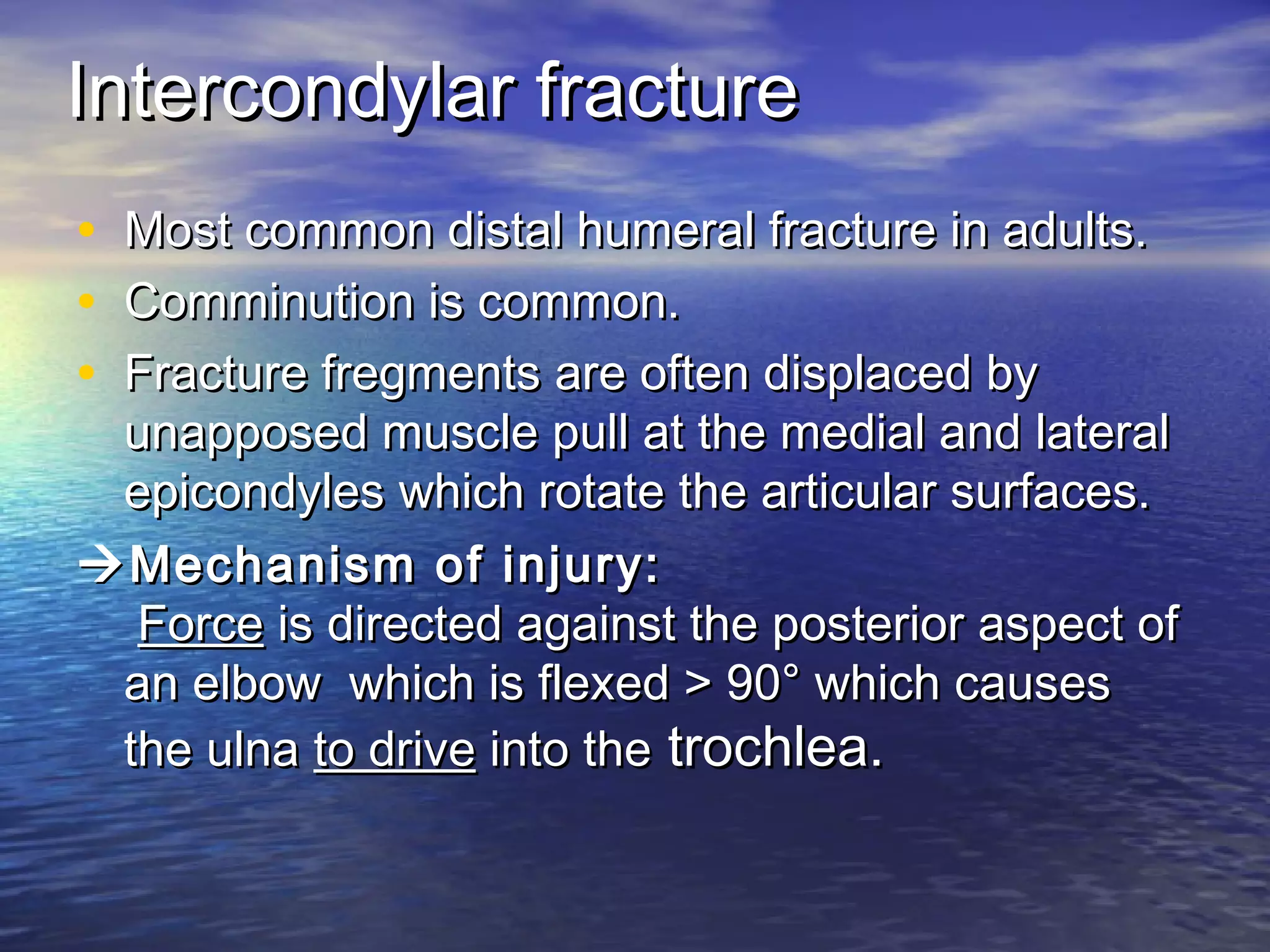 Fracture of Distal End Humerus. | PPT