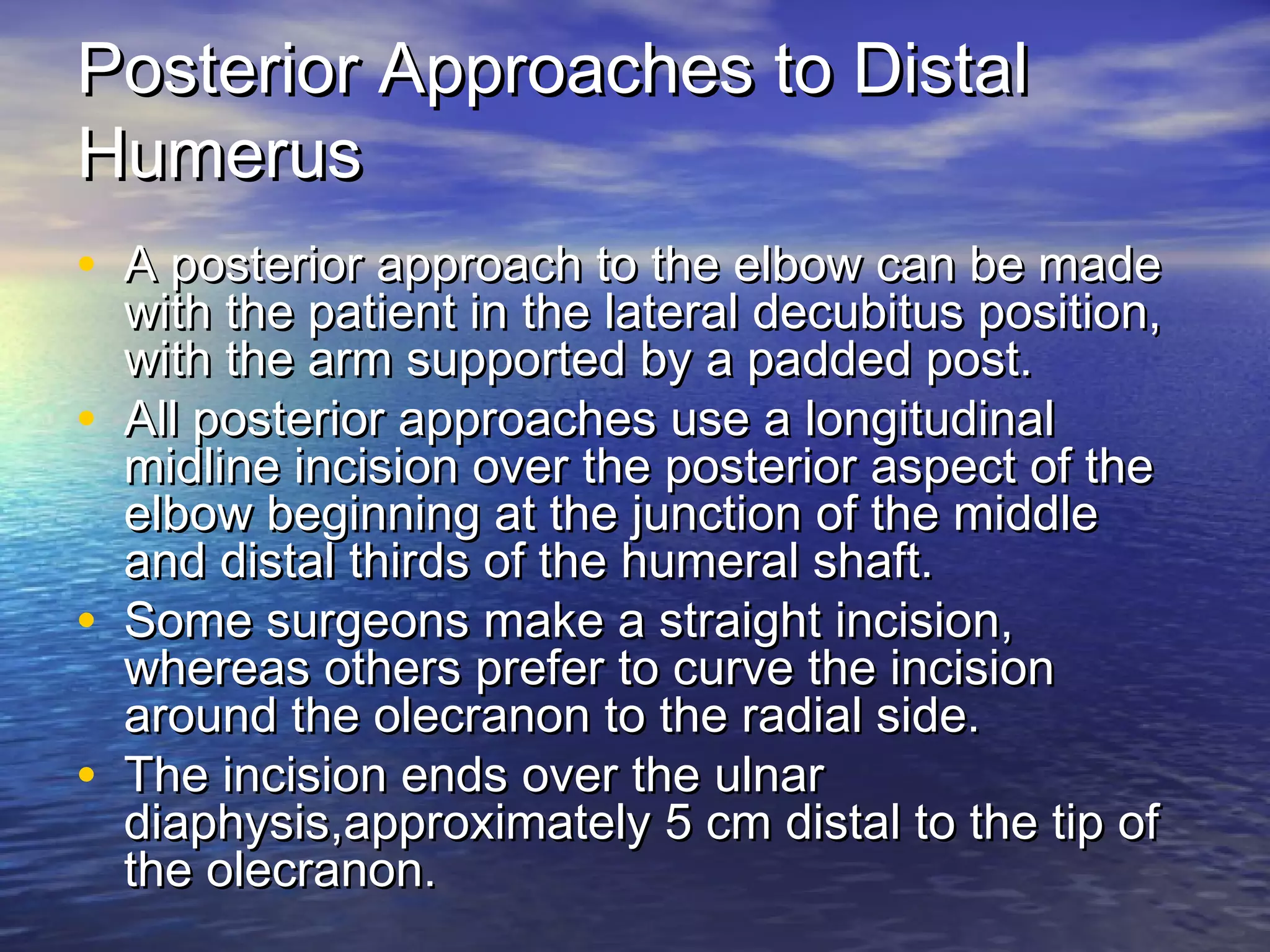Fracture of Distal End Humerus. | PPT