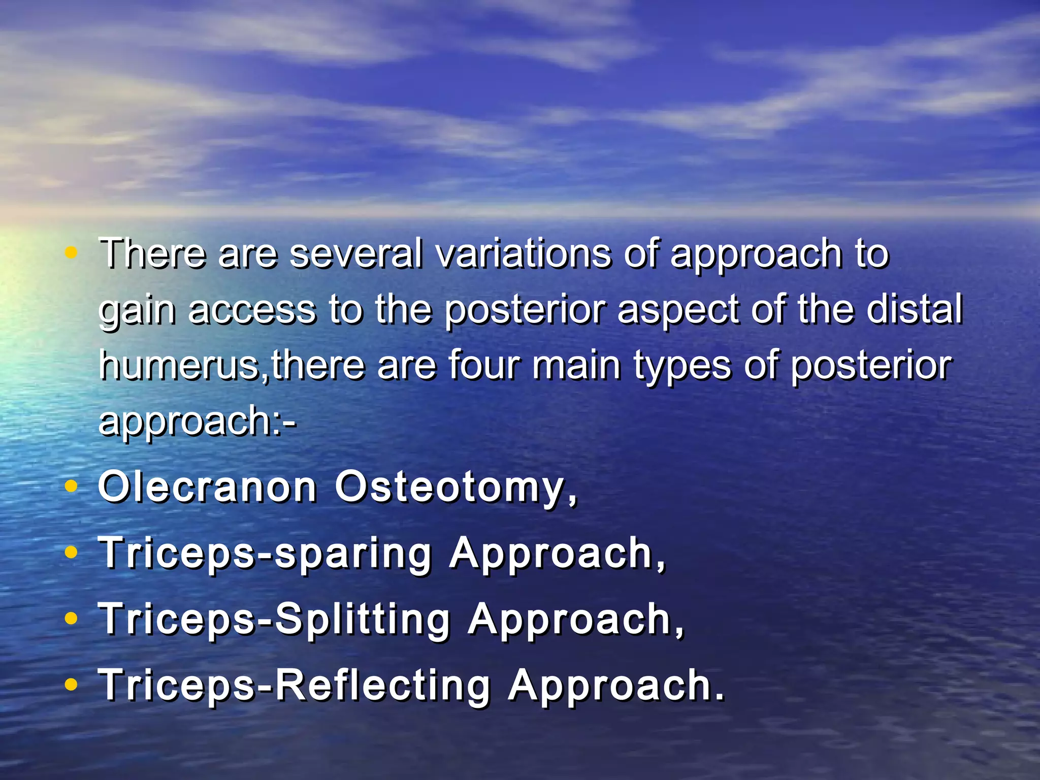 Fracture of Distal End Humerus. | PPT