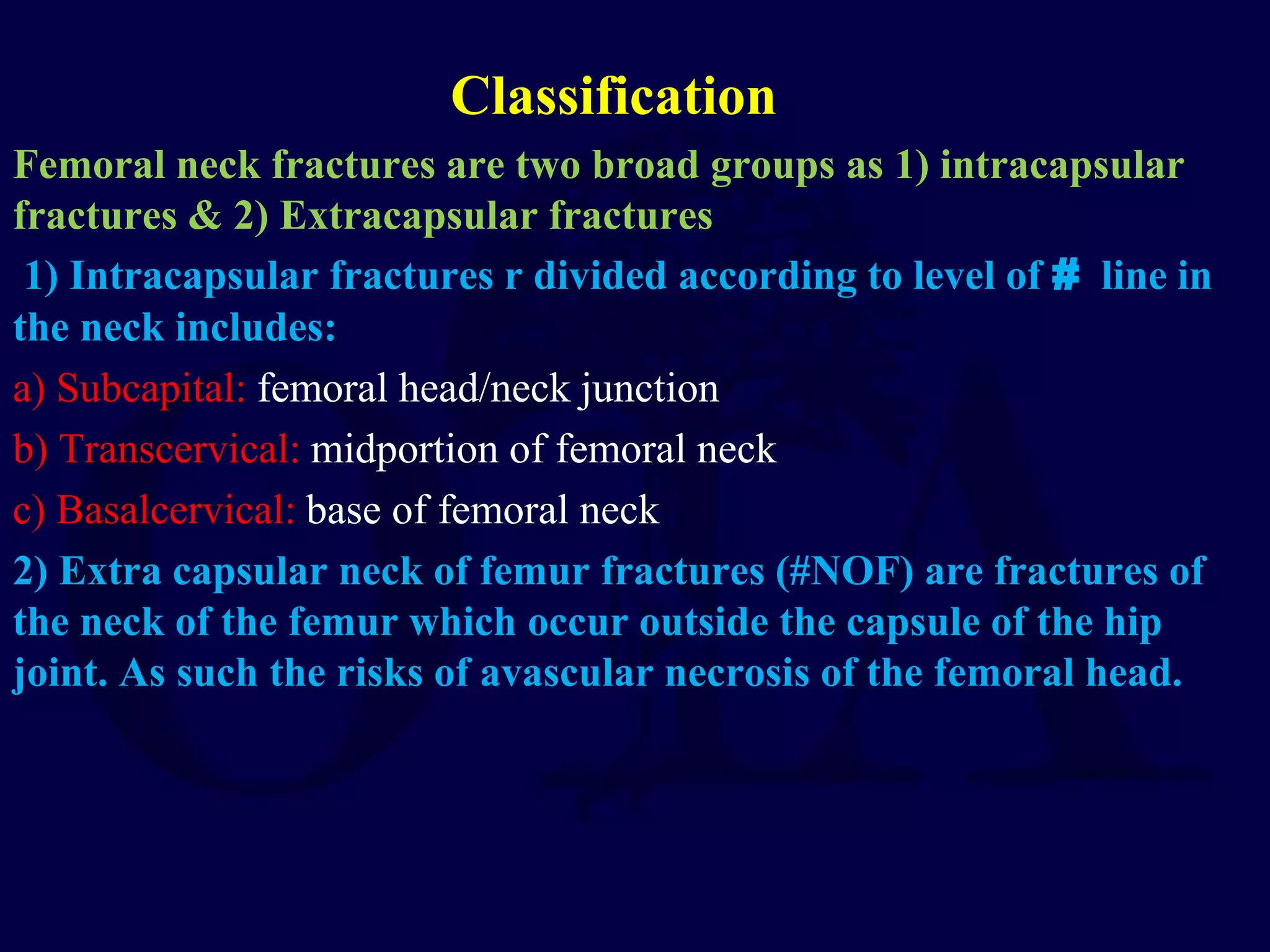 Fracture of neck of femur | PPT