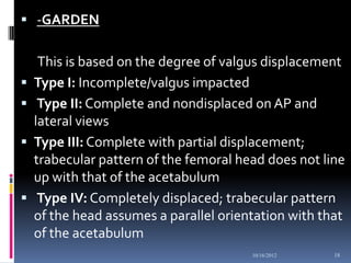 Fracture neck of femur | PPTX