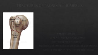 Fracture of proximal humerus by Dr Prashant KH.pptx