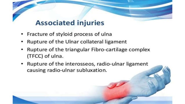 Fracture of the distal radius | PPTX | First Aid | Injuries
