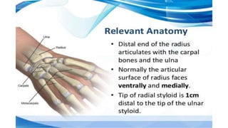 Fracture of the distal radius | PPTX