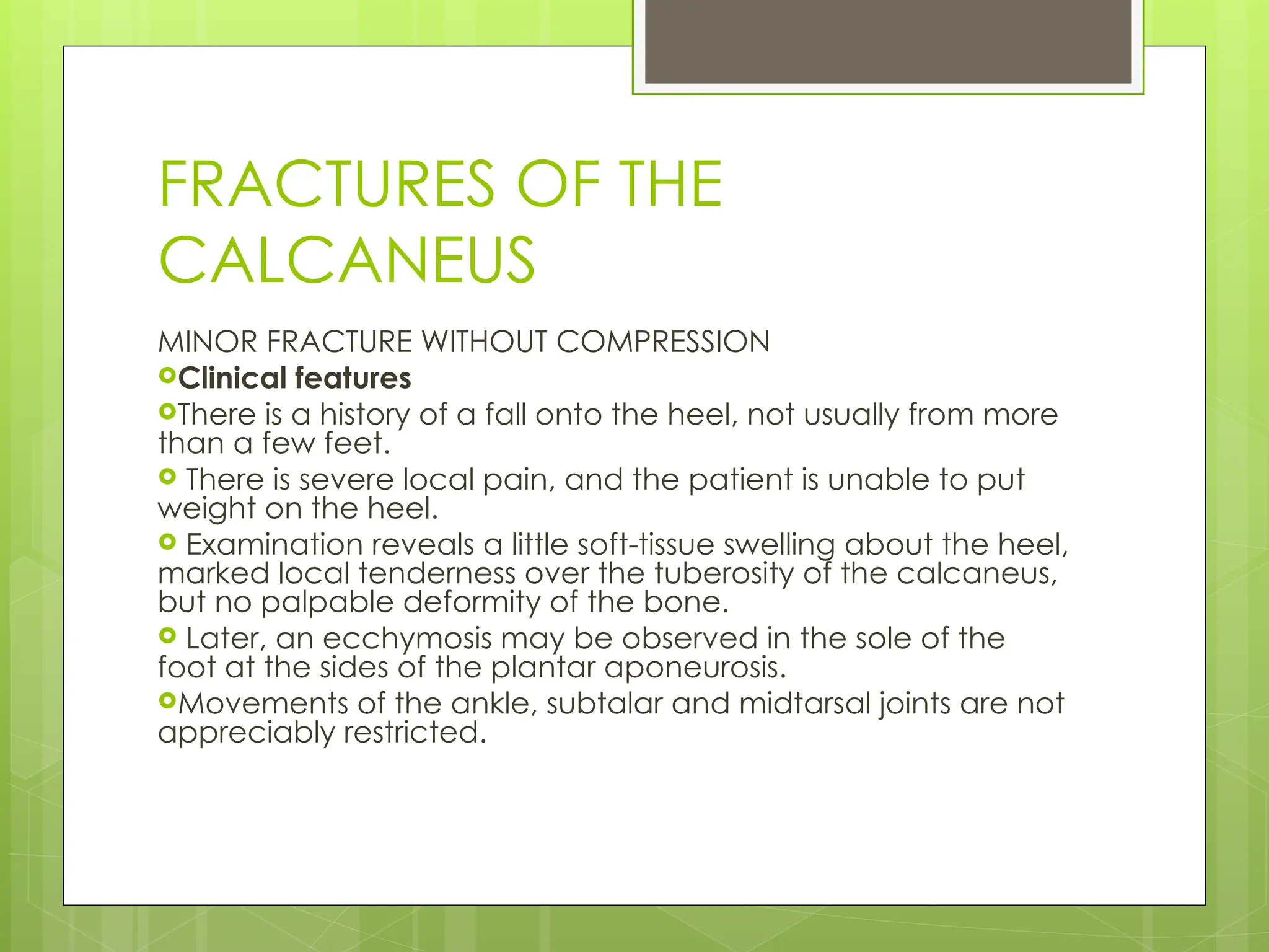 fracture of the foot and parts prone to these fractures | PPT