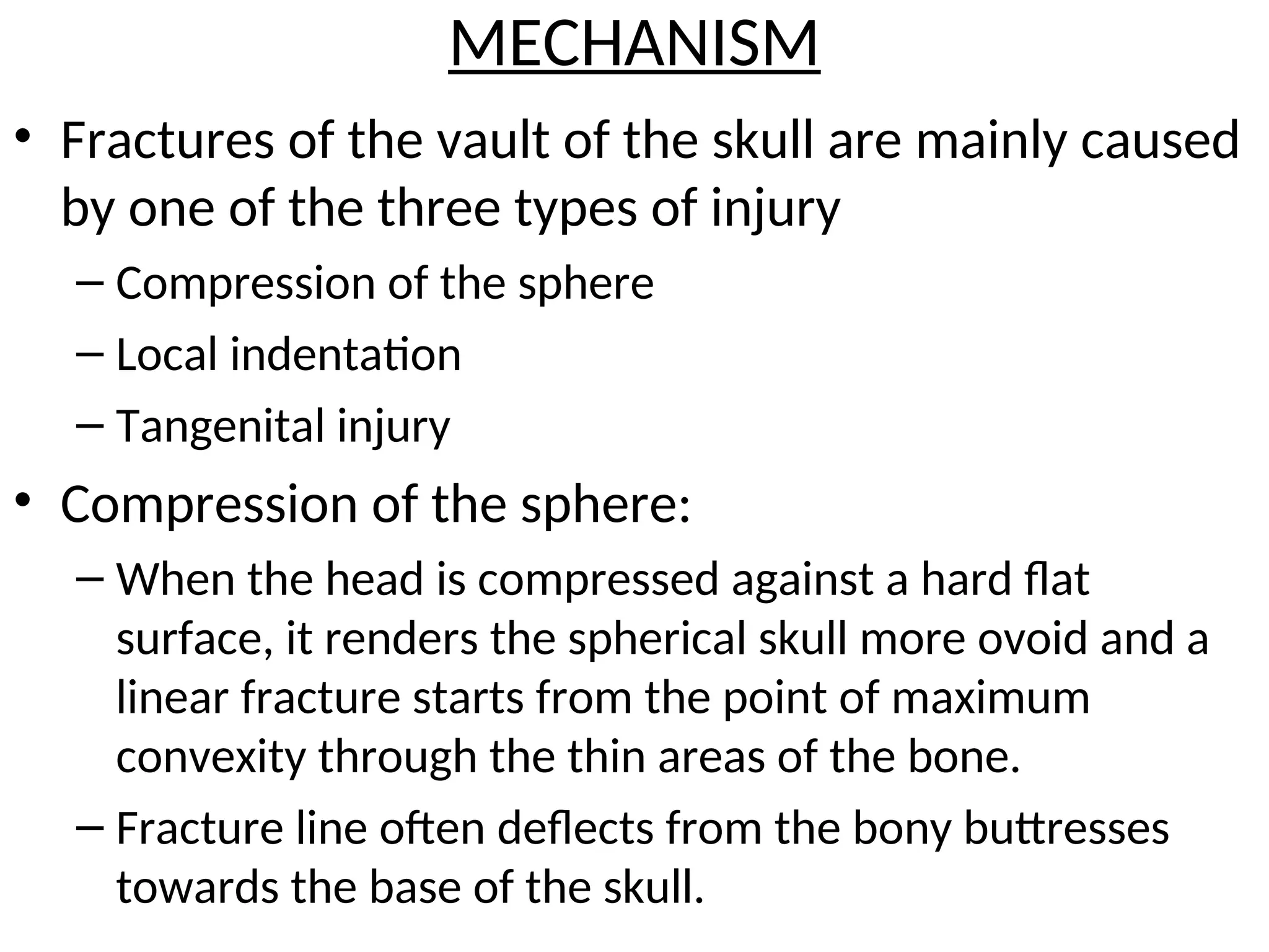 FRACTURE OF THE VAULT OF THE SKULL .ppt